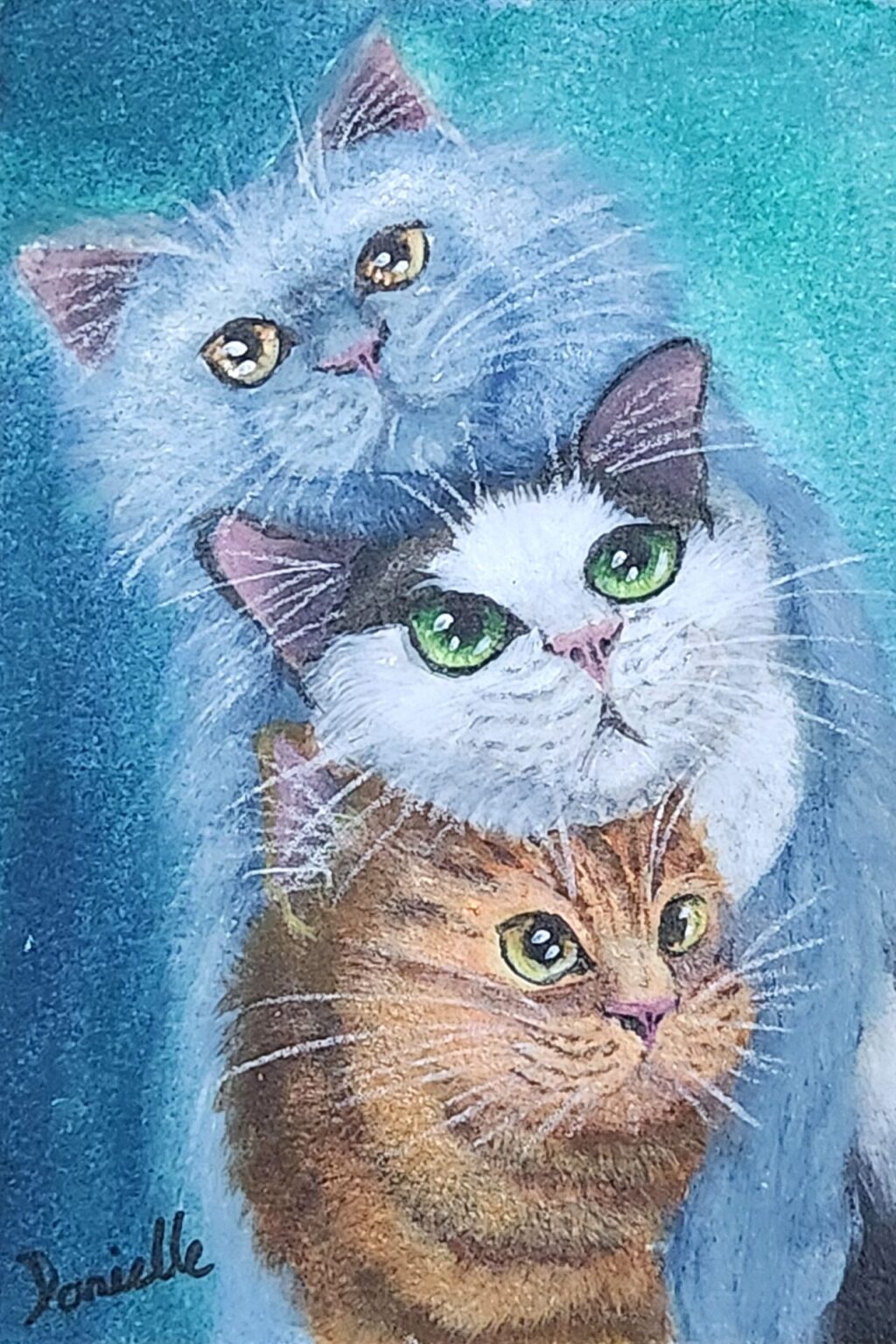 Mini Mochi Cats - Stacked Curiosity - Danielle Art Mini Mochi Cats ...